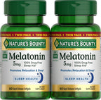 Nature's Bounty melatonin softgels for sleep