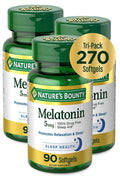 Nature's Bounty melatonin tablets for sleep