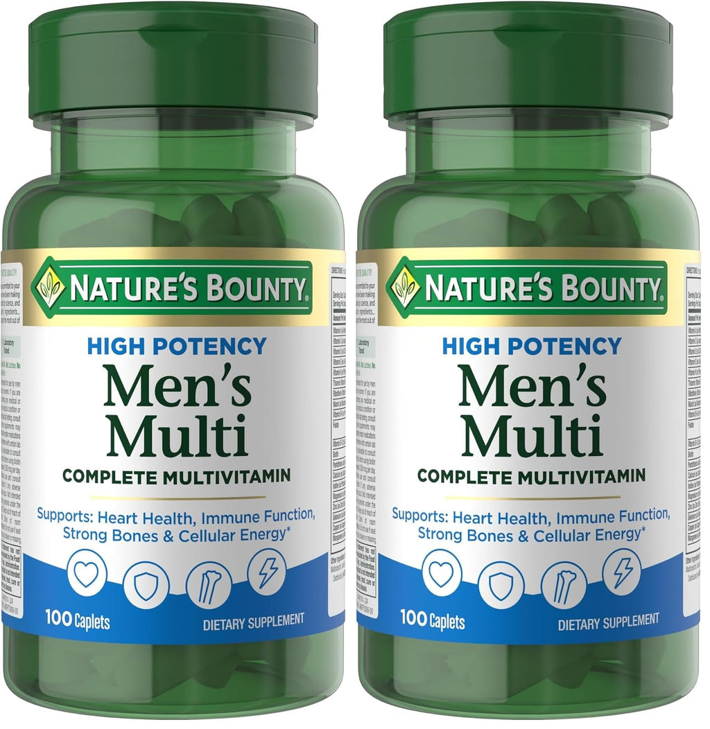 Nature's Bounty men's multivitamin capsules