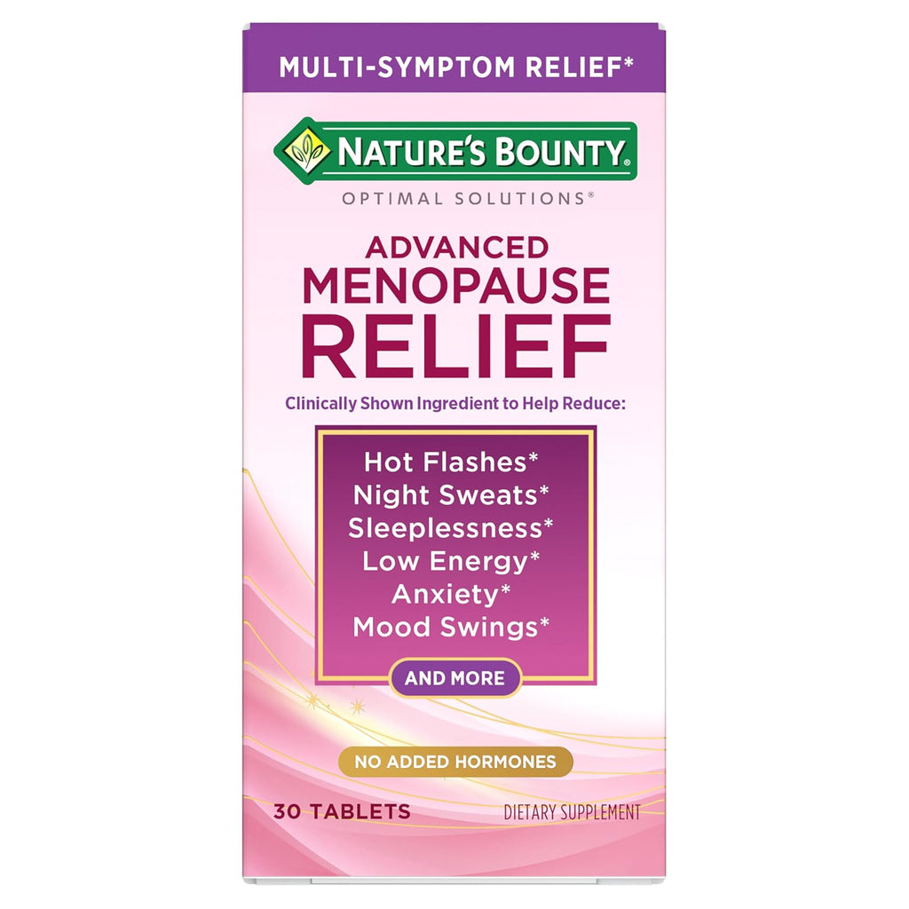 Nature's Bounty menopause relief capsules