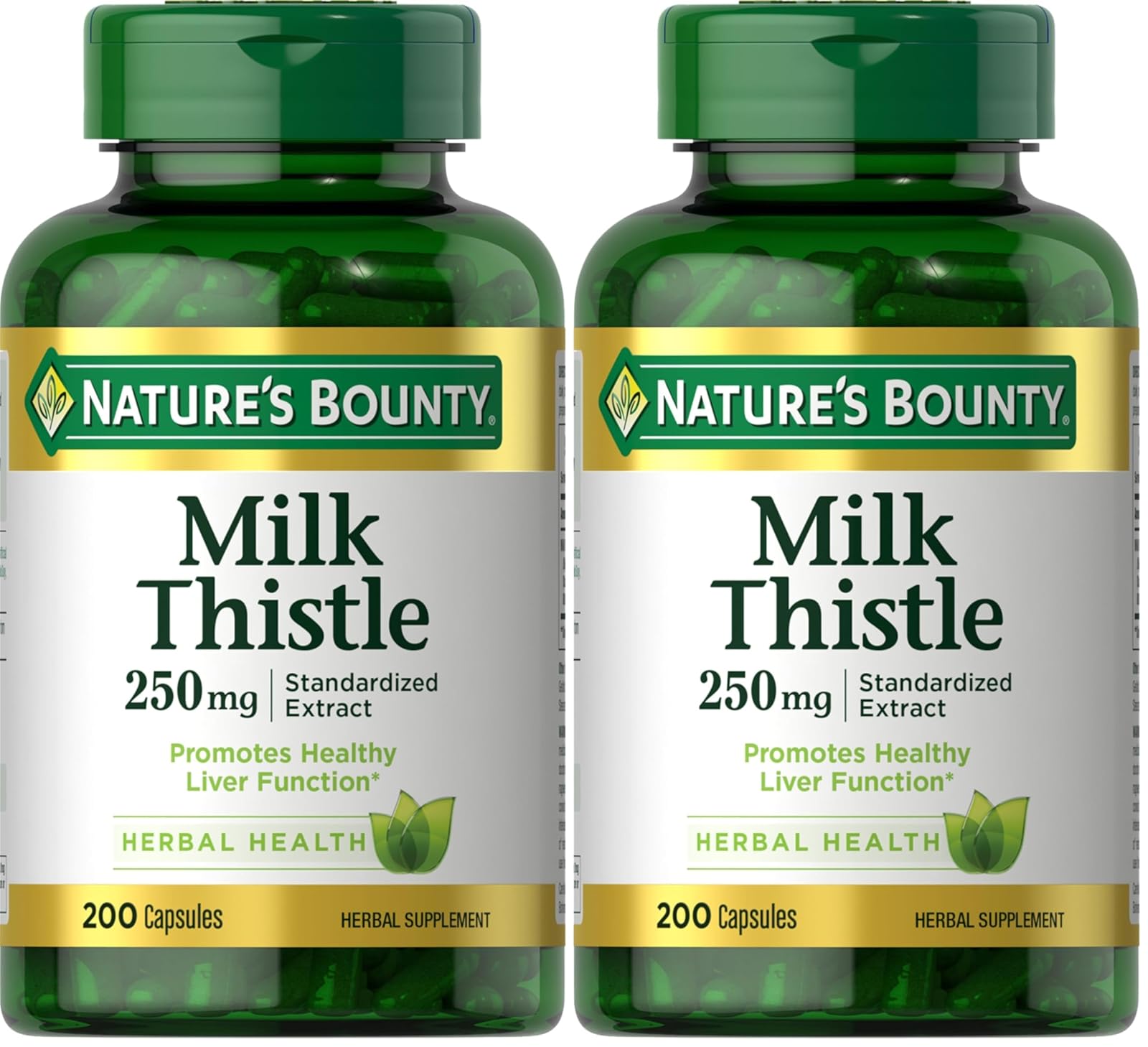 Nature's Bounty Milk Thistle capsules