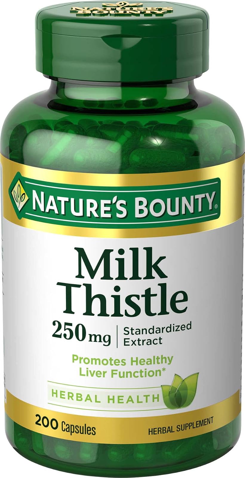 Nature's Bounty Milk Thistle capsules
