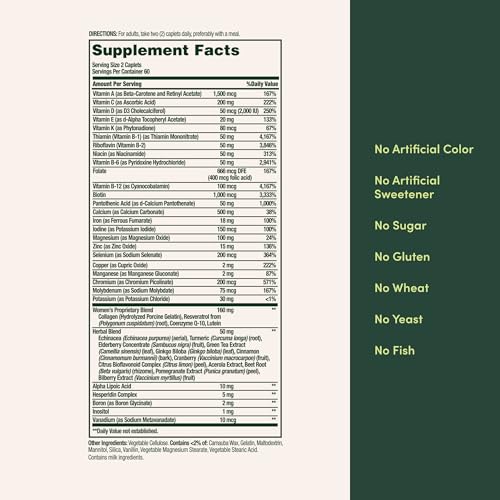 Nature's Bounty multivitamin for energy