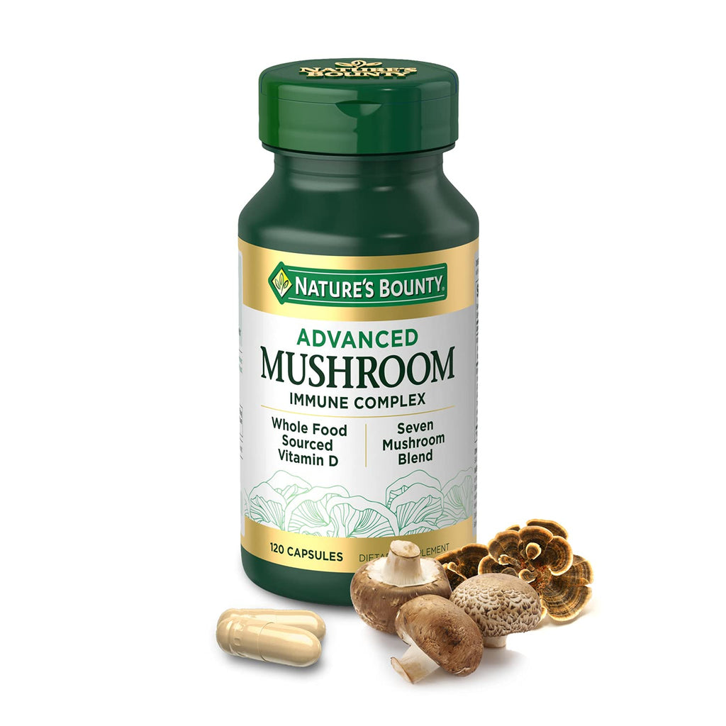 Nature's Bounty mushroom immune support