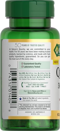 Nature's Bounty natural quercetin formula