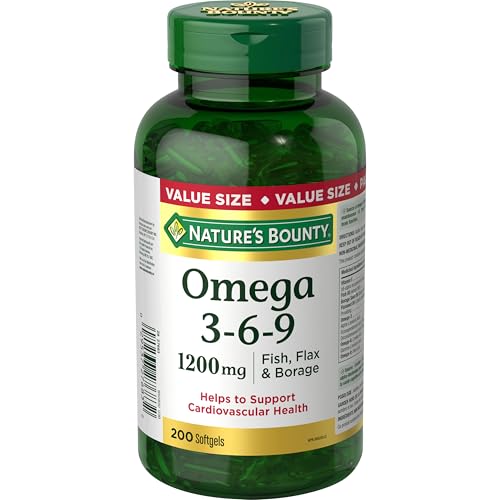 Nature's Bounty Omega 3-6-9 benefits