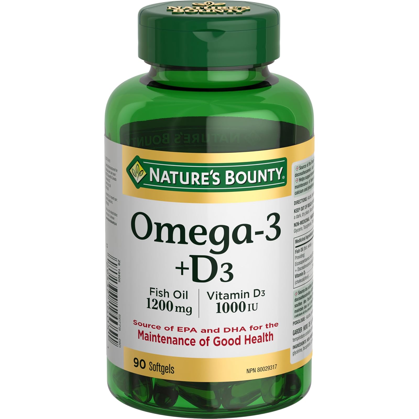 Nature's Bounty Omega-3 fish oil benefits