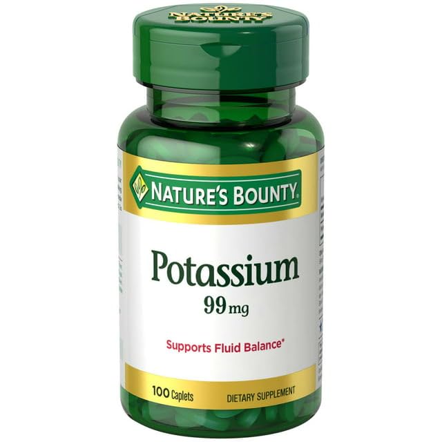 Nature's Bounty potassium supplement caplets
