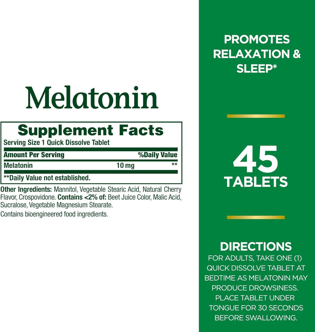 Nature's Bounty sleep aid tablets