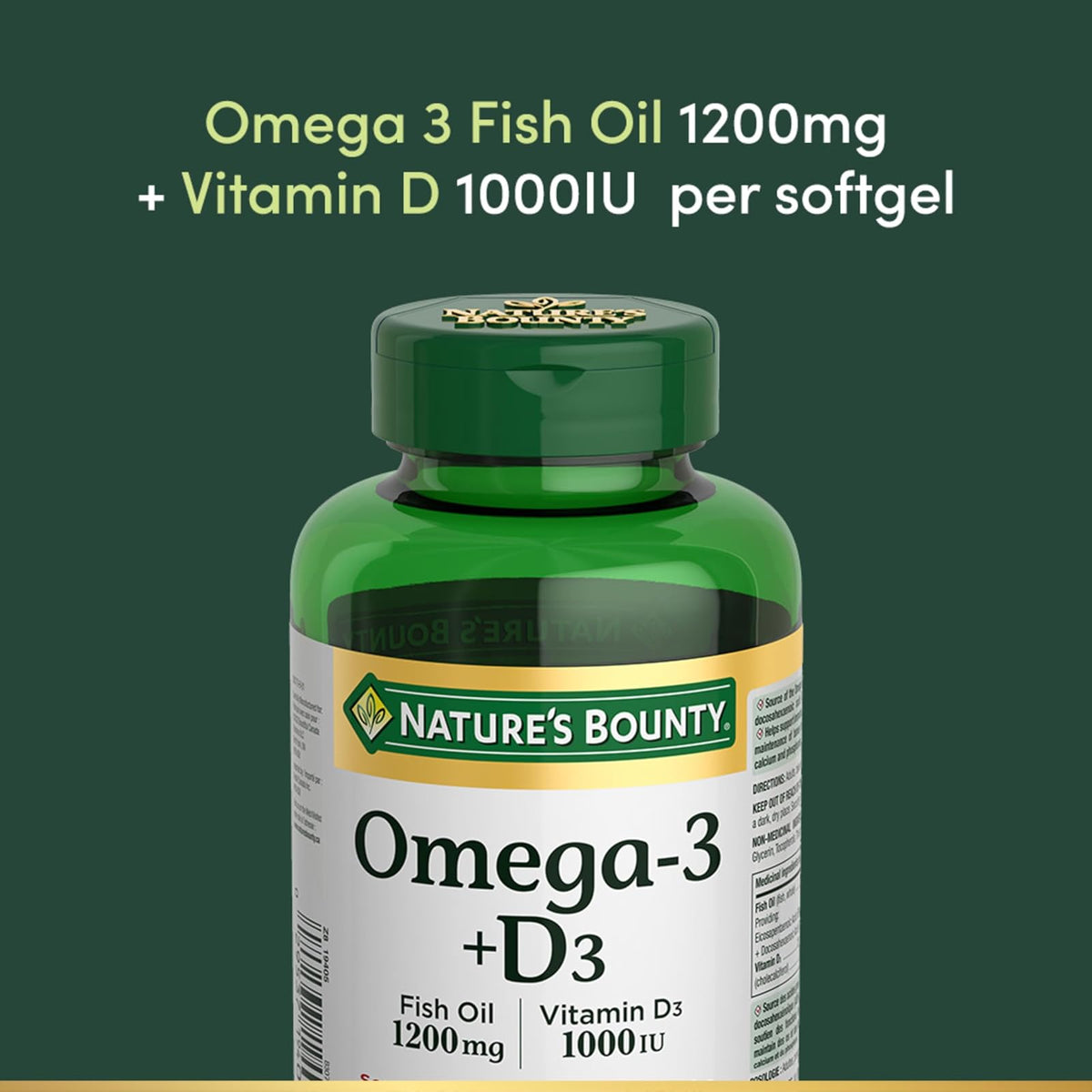 Nature's Bounty softgels for daily wellness