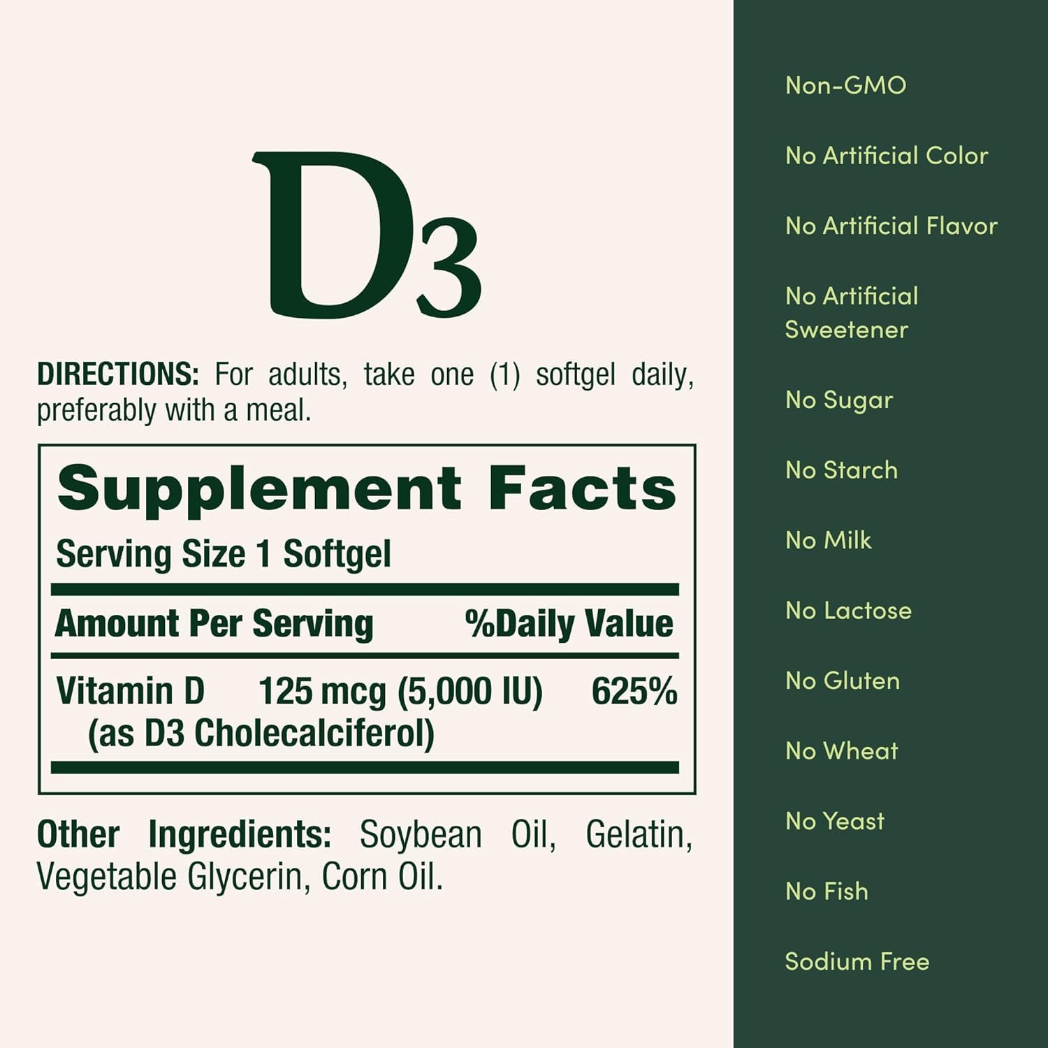 Nature's Bounty softgels for daily wellness