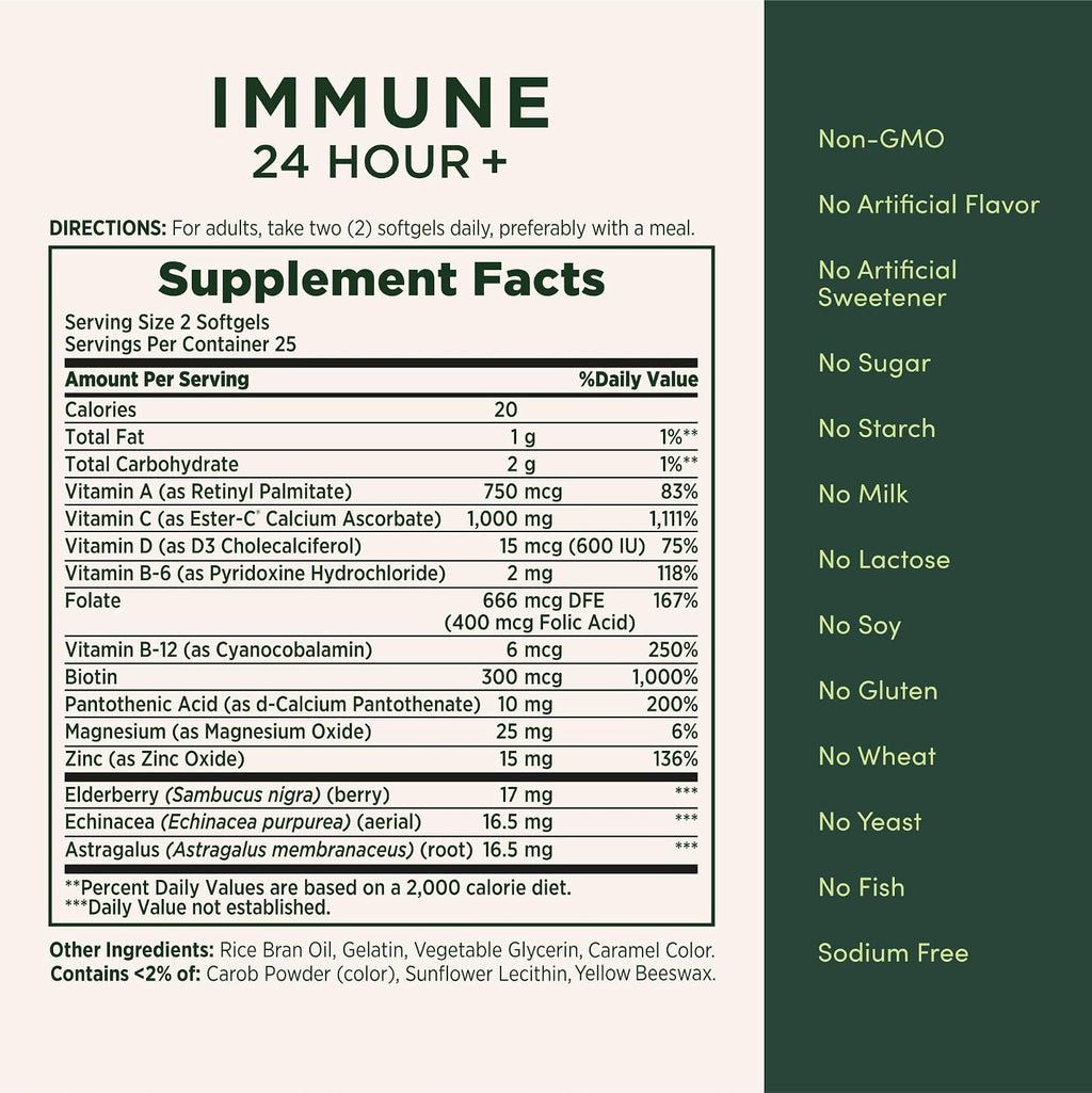 Nature's Bounty softgels for health
