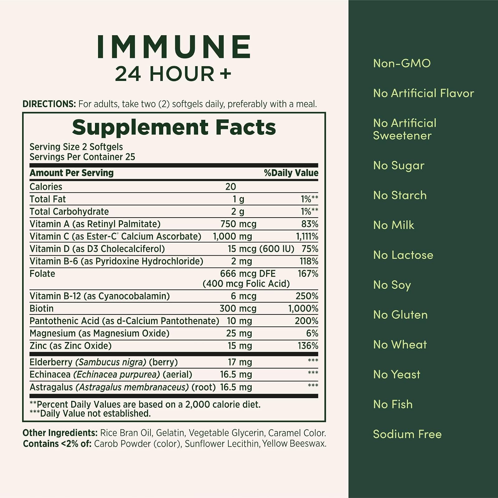 Nature's Bounty softgels for health