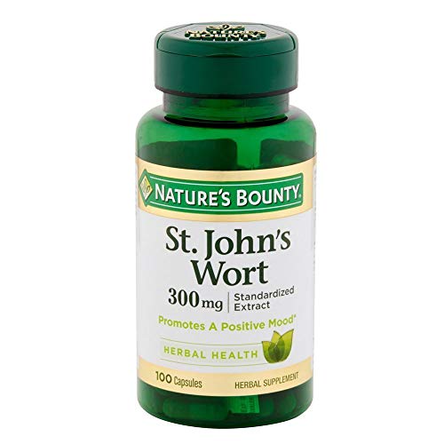 Nature's Bounty St. John's Wort capsules for mood support