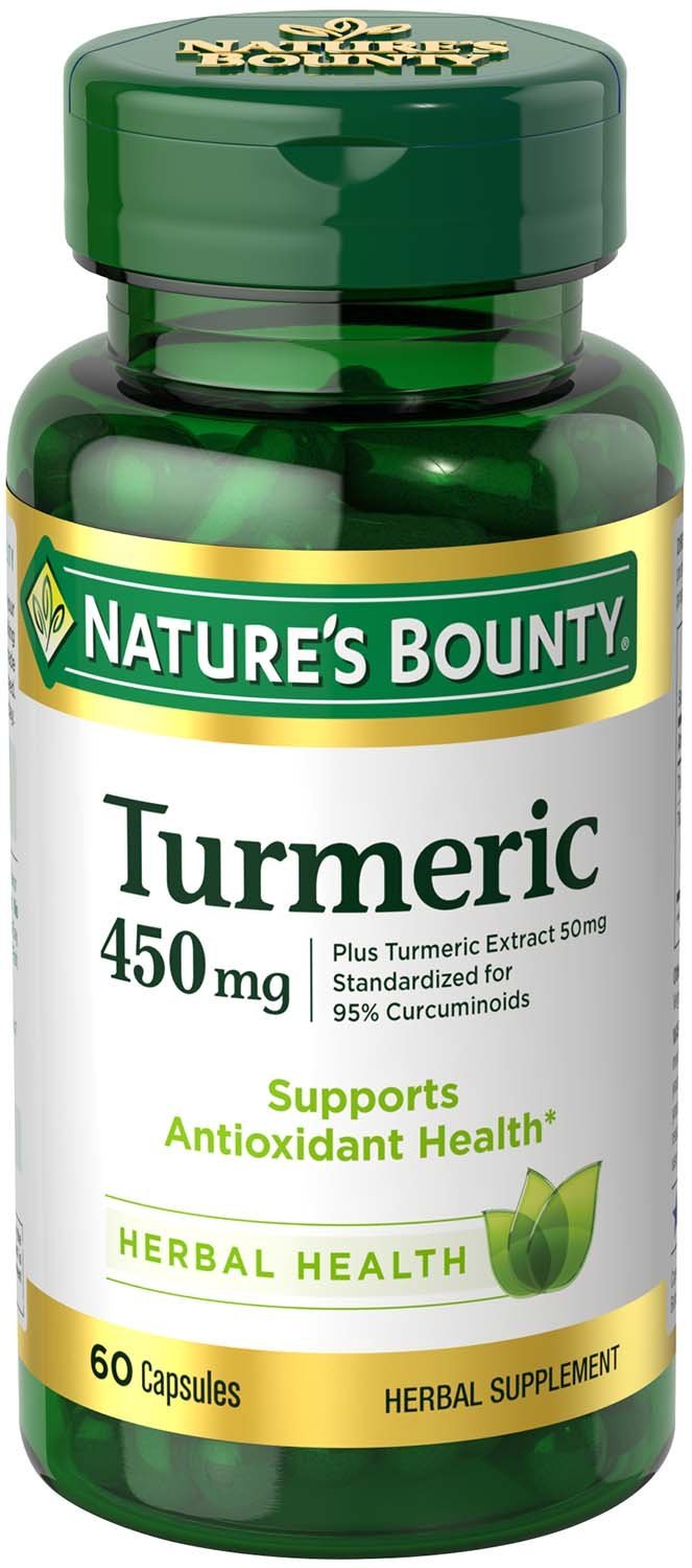 Nature's Bounty turmeric capsules for inflammation