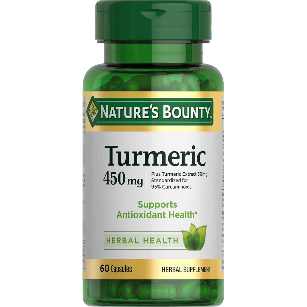Nature's Bounty turmeric capsules for wellness