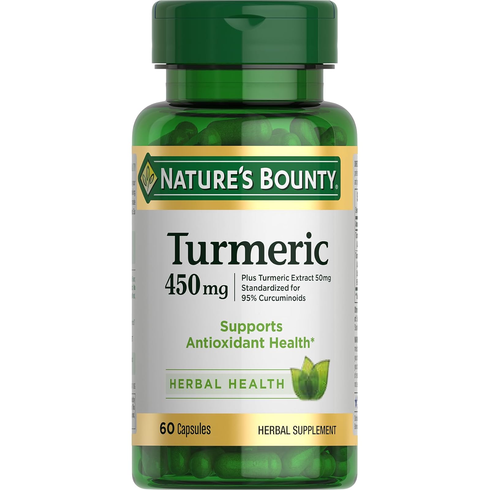 Nature's Bounty turmeric capsules for wellness