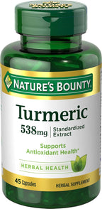 Nature's Bounty turmeric capsules for wellness