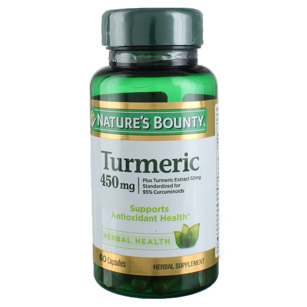 Nature's Bounty turmeric curcumin capsules