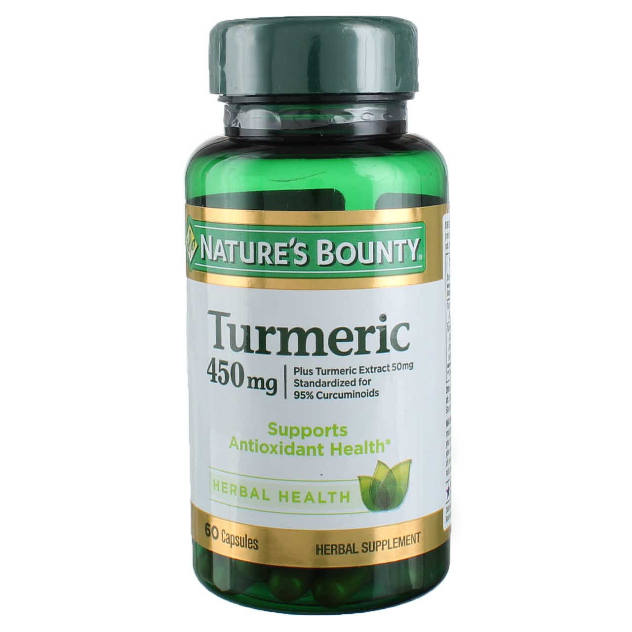 Nature's Bounty turmeric curcumin capsules