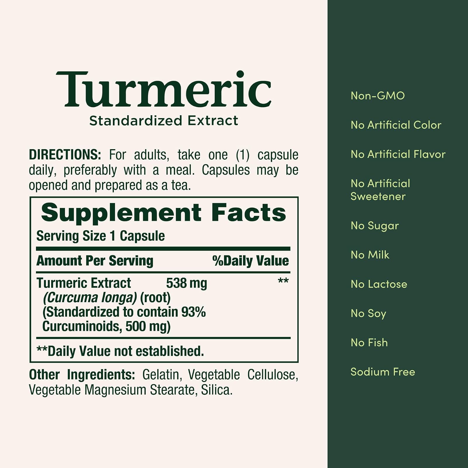 Nature's Bounty turmeric for joint support