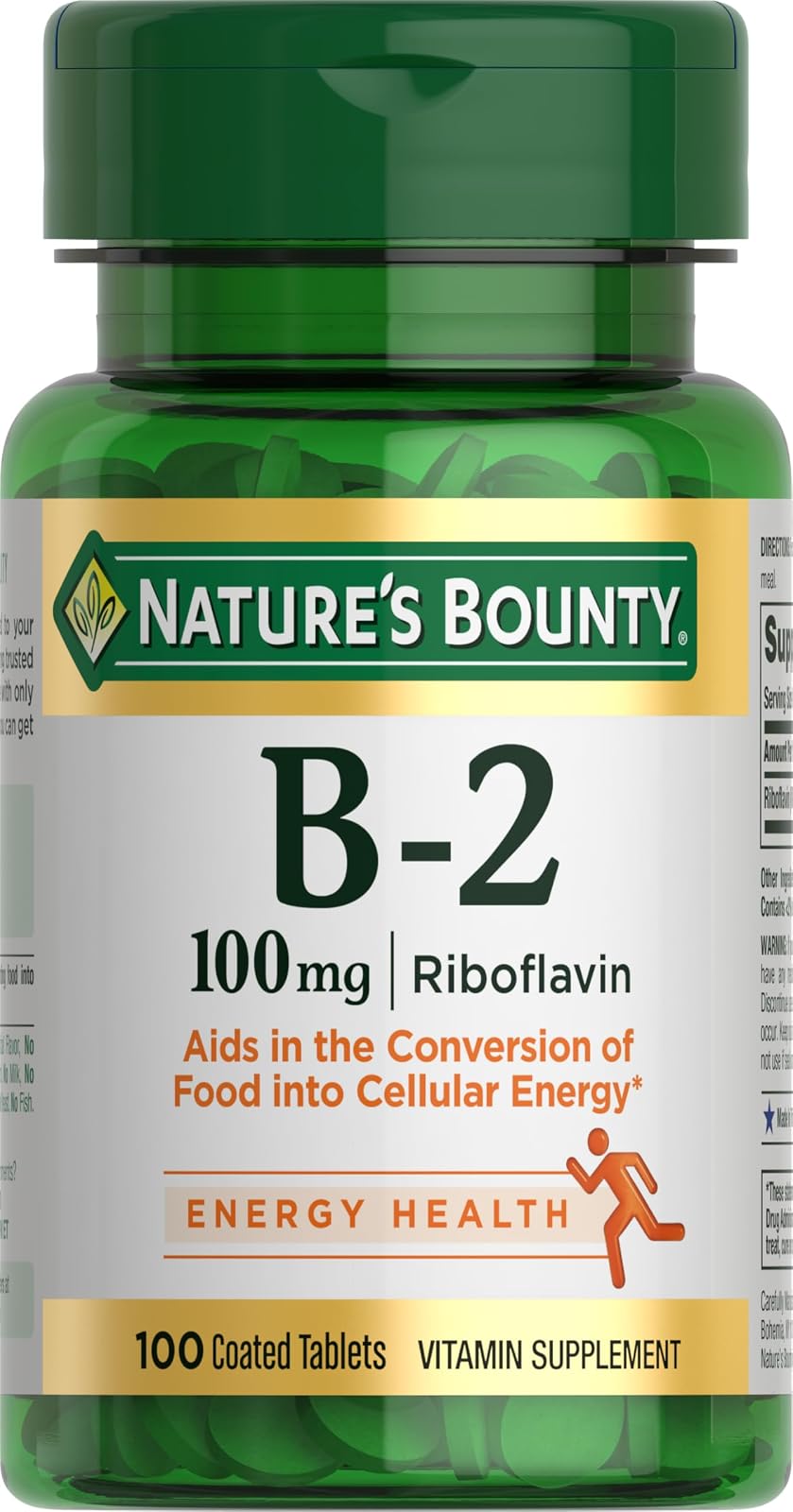 Nature's Bounty Vitamin B-2 benefits