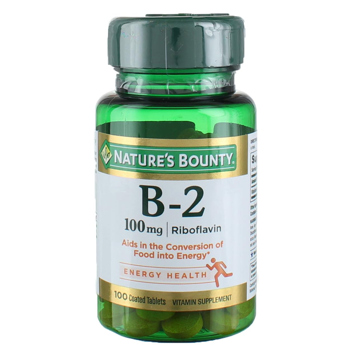 Nature's Bounty Vitamin B-2 for energy support