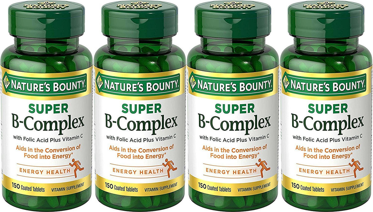 Nature's Bounty vitamin B complex tablets