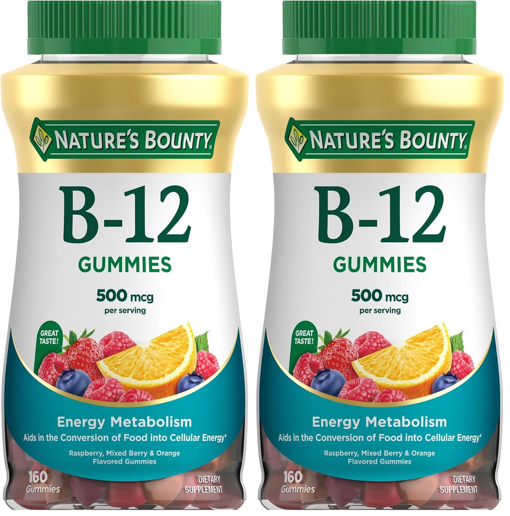 Nature's Bounty Vitamin B12 gummy supplements
