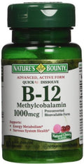 Nature's Bounty vitamin B12 microlozenges
