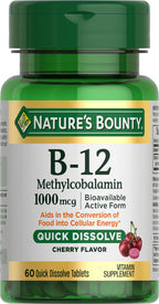 Nature's Bounty vitamin B12 quick dissolve tablets