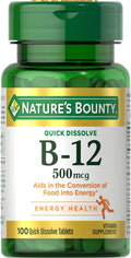 Nature's Bounty Vitamin B12 quick dissolve