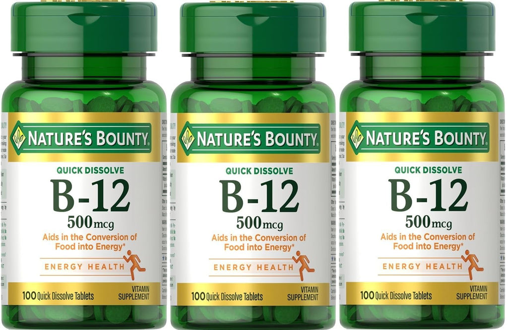 Nature's Bounty vitamin B12 quick dissolve