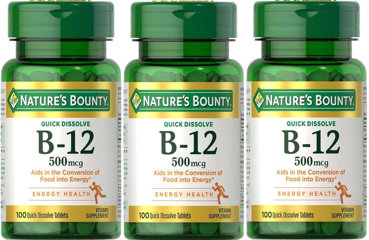Nature's Bounty vitamin B12 quick dissolve