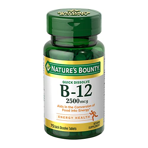 Nature’s Bounty vitamin B12 quick dissolve