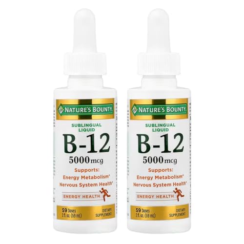Nature's Bounty vitamin B12 sublingual liquid