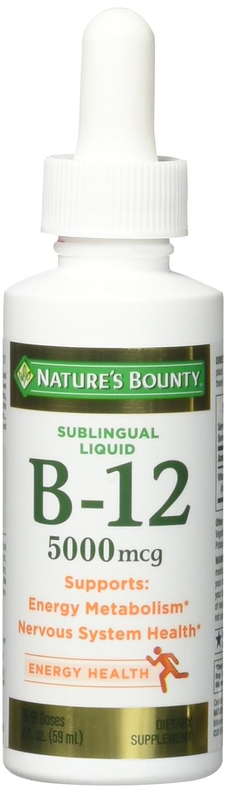 Nature's Bounty vitamin B12 sublingual liquid