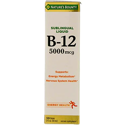 Nature's Bounty vitamin B12 sublingual liquid