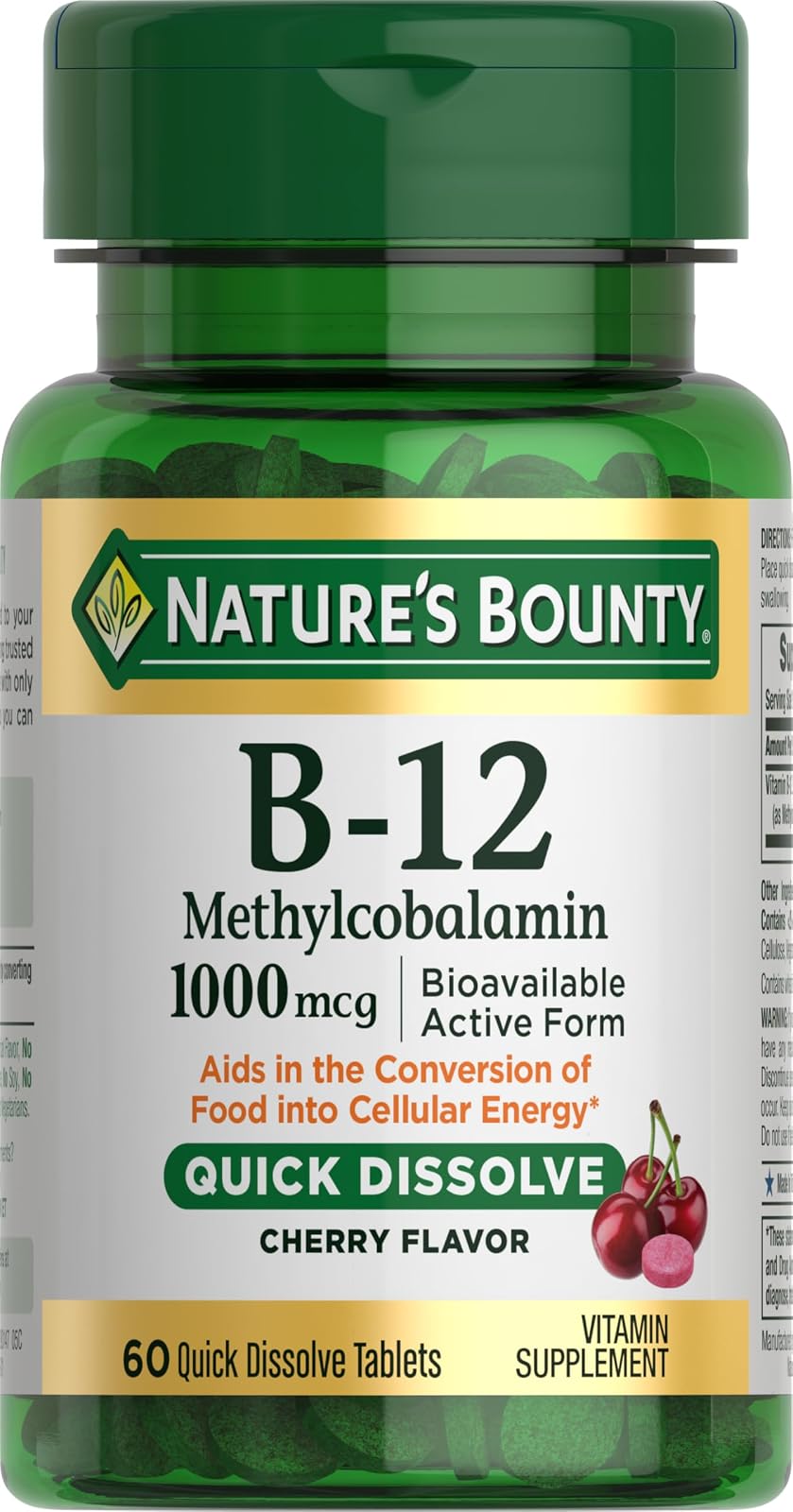 Nature's Bounty vitamin B12 tablets