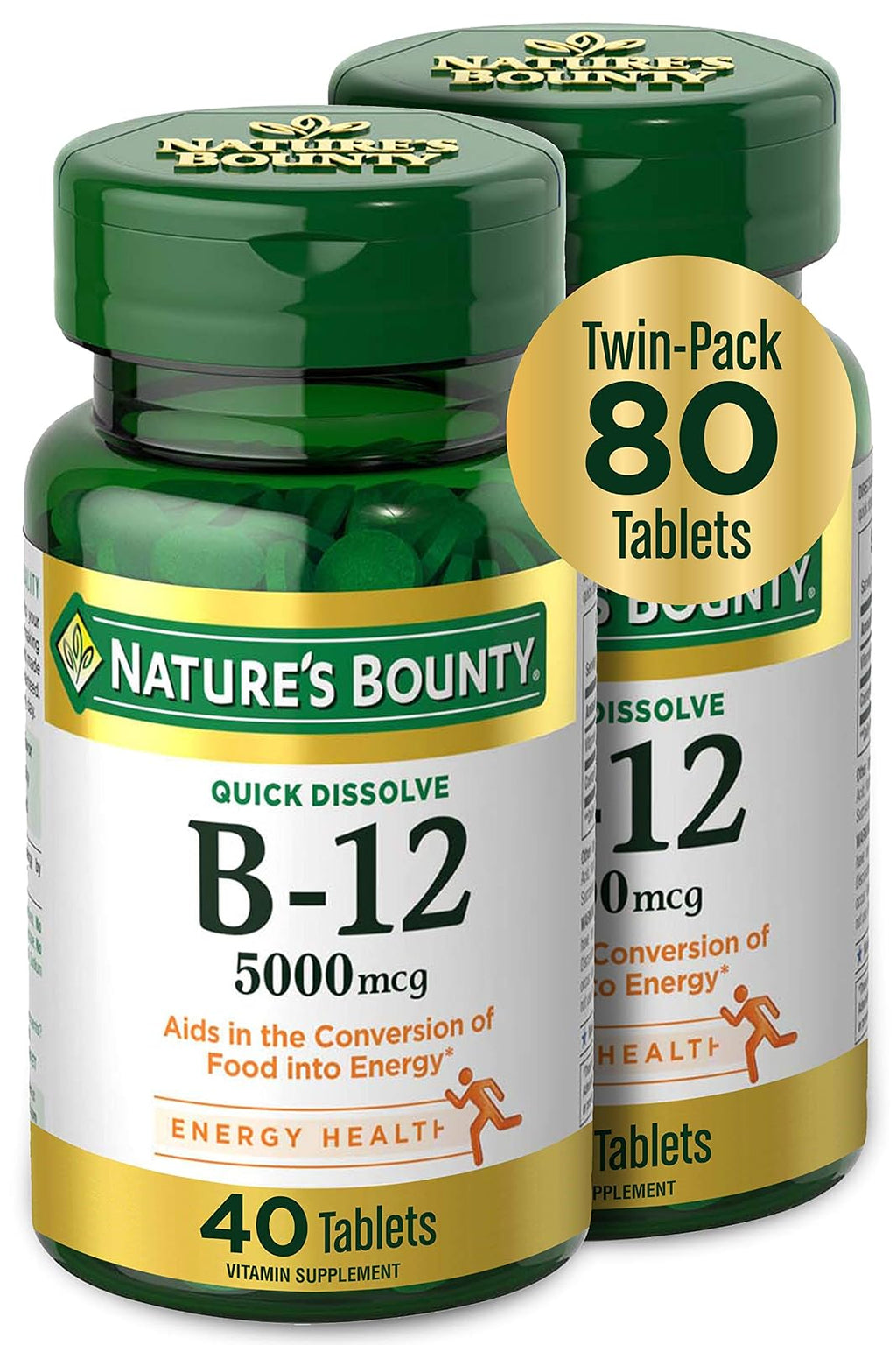 Nature's Bounty vitamin B12 tablets
