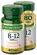 Nature's Bounty vitamin B12 tablets