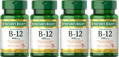 Nature's Bounty vitamin B12 tablets