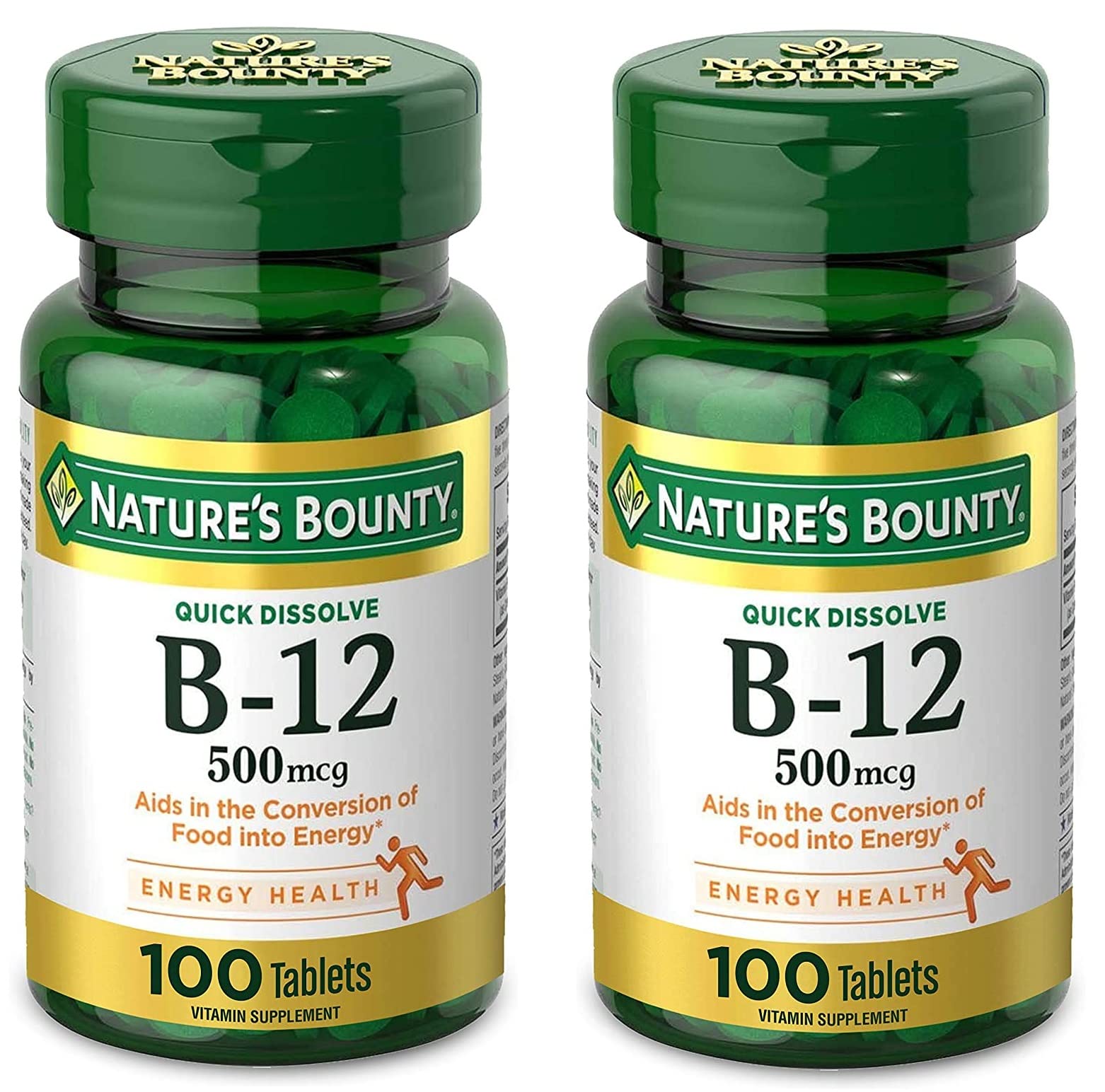 Nature's Bounty vitamin B12 tablets