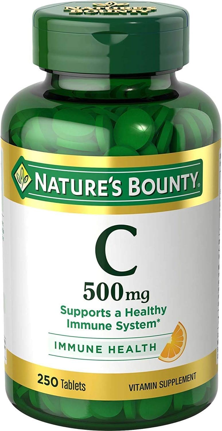 Nature's Bounty vitamin C tablets