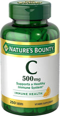 Nature's Bounty vitamin C tablets