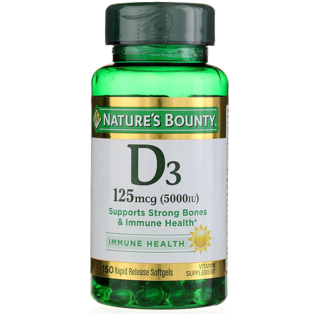 Nature's Bounty vitamin D softgels