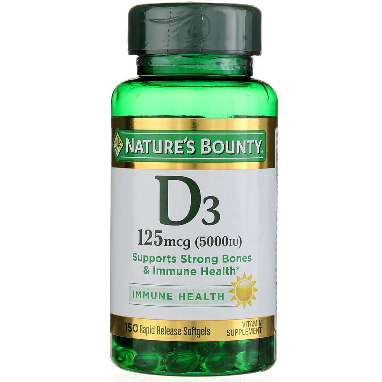 Nature's Bounty vitamin D softgels
