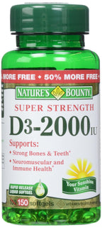 Nature's Bounty Vitamin D softgels