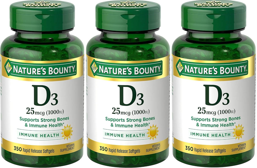 Nature's Bounty Vitamin D softgels