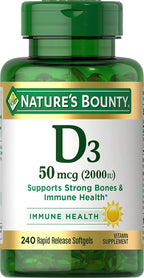 Nature's Bounty Vitamin D softgels